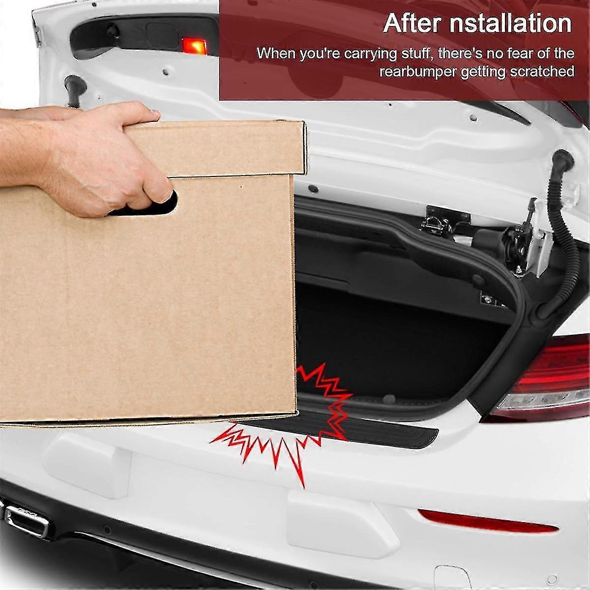 Car Rear Bumper Protector, Universal Flexible Bumper Guard Protector ...