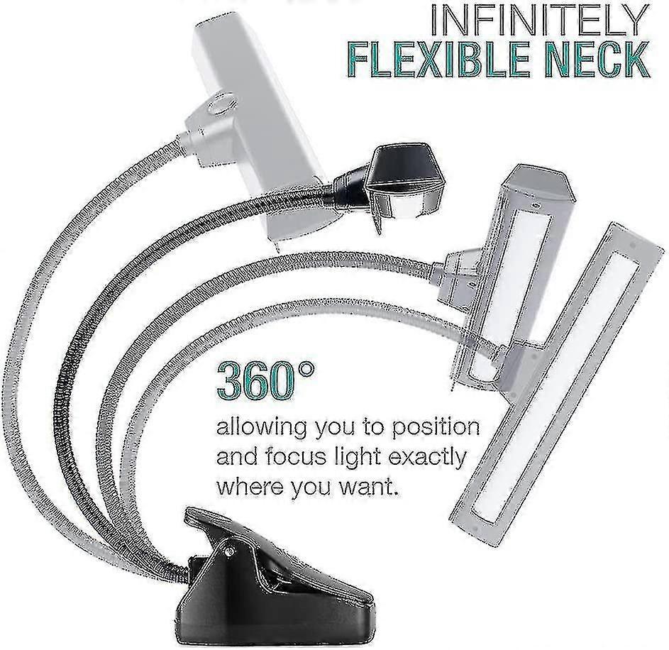 Professional Musician Super Bright 19 Led Music Stand Light, Clip On ...