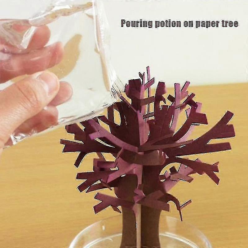 Magic Growing Tree Paper Sakura Crystal Trees Desktop Cherry Blossom ...