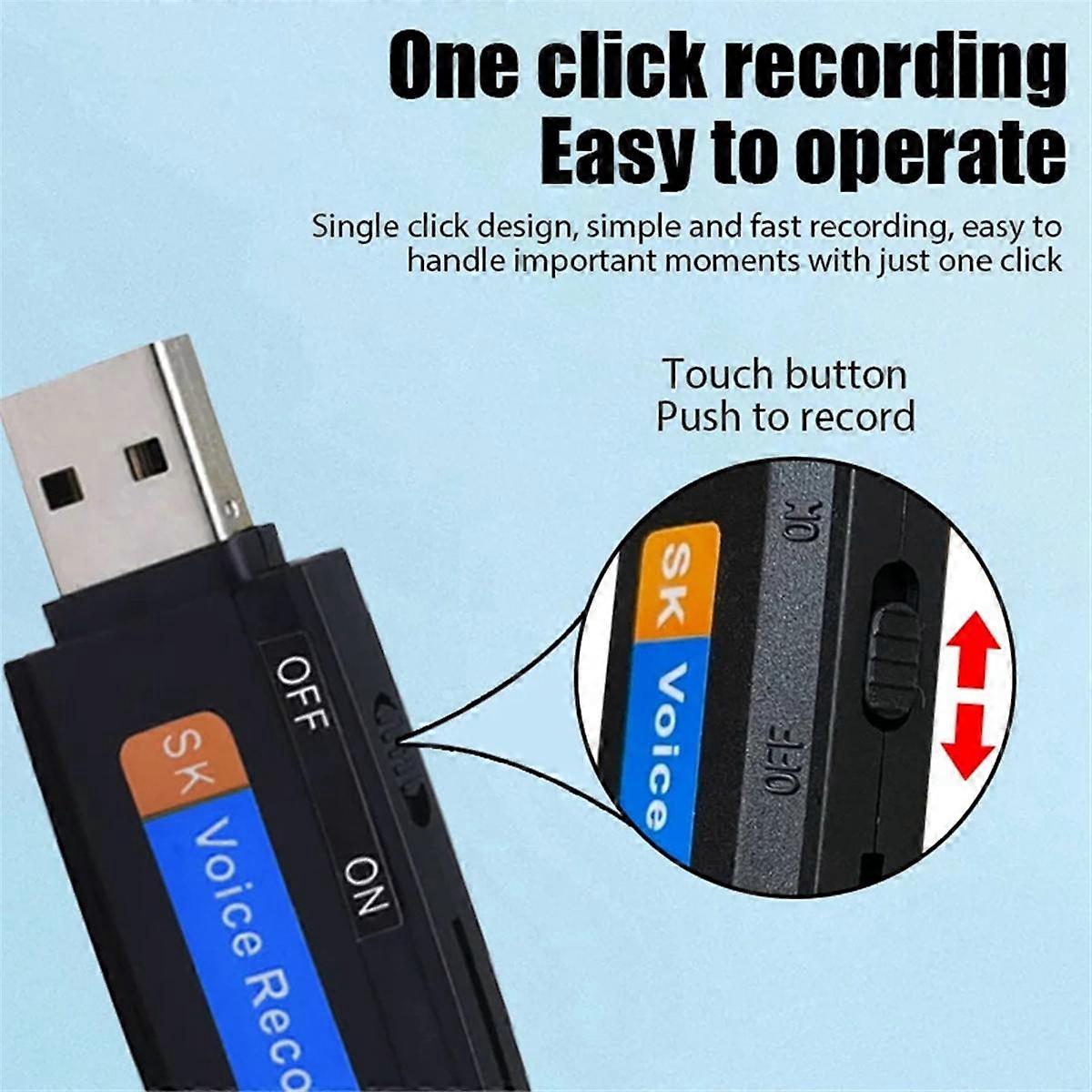 Small USB Voice Record Mini Digital Voice Recorder MiniSound Dictaphone ...