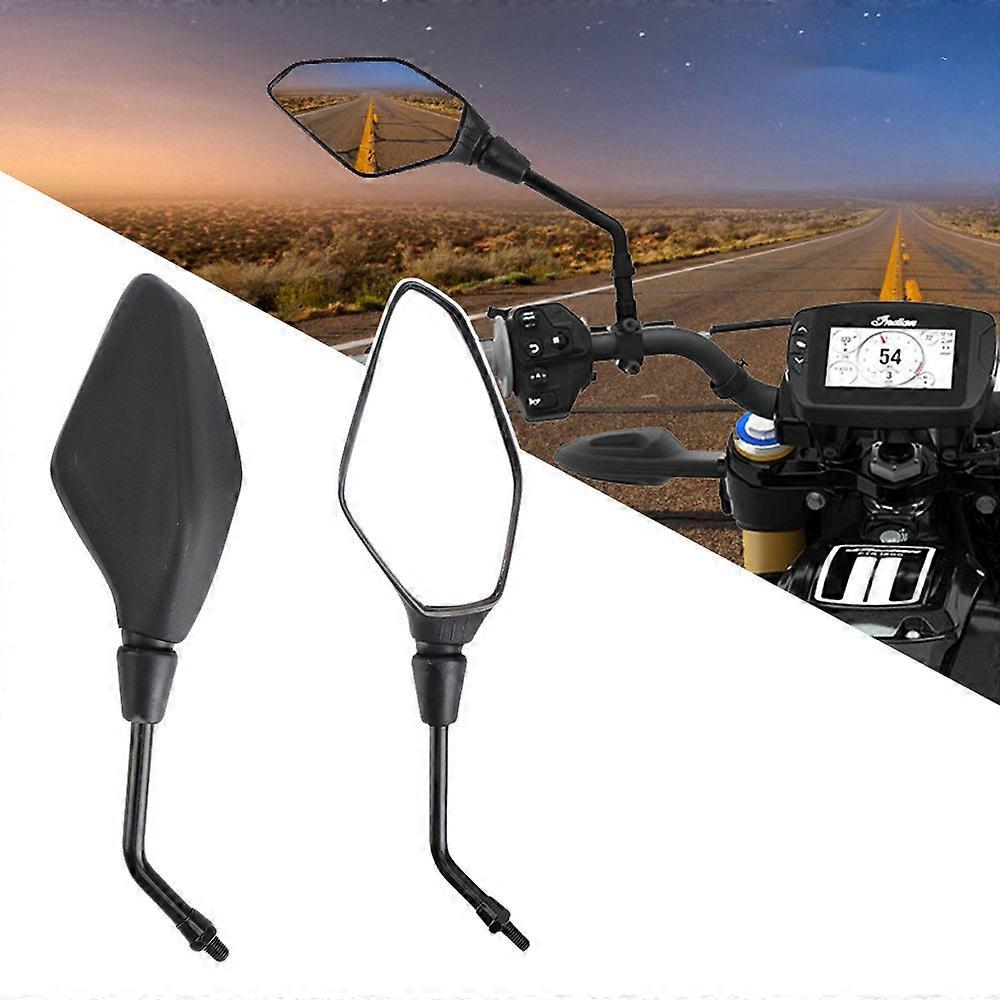 A Pair of motorcycle mirrors scooter motocross mirrors electric rear ...