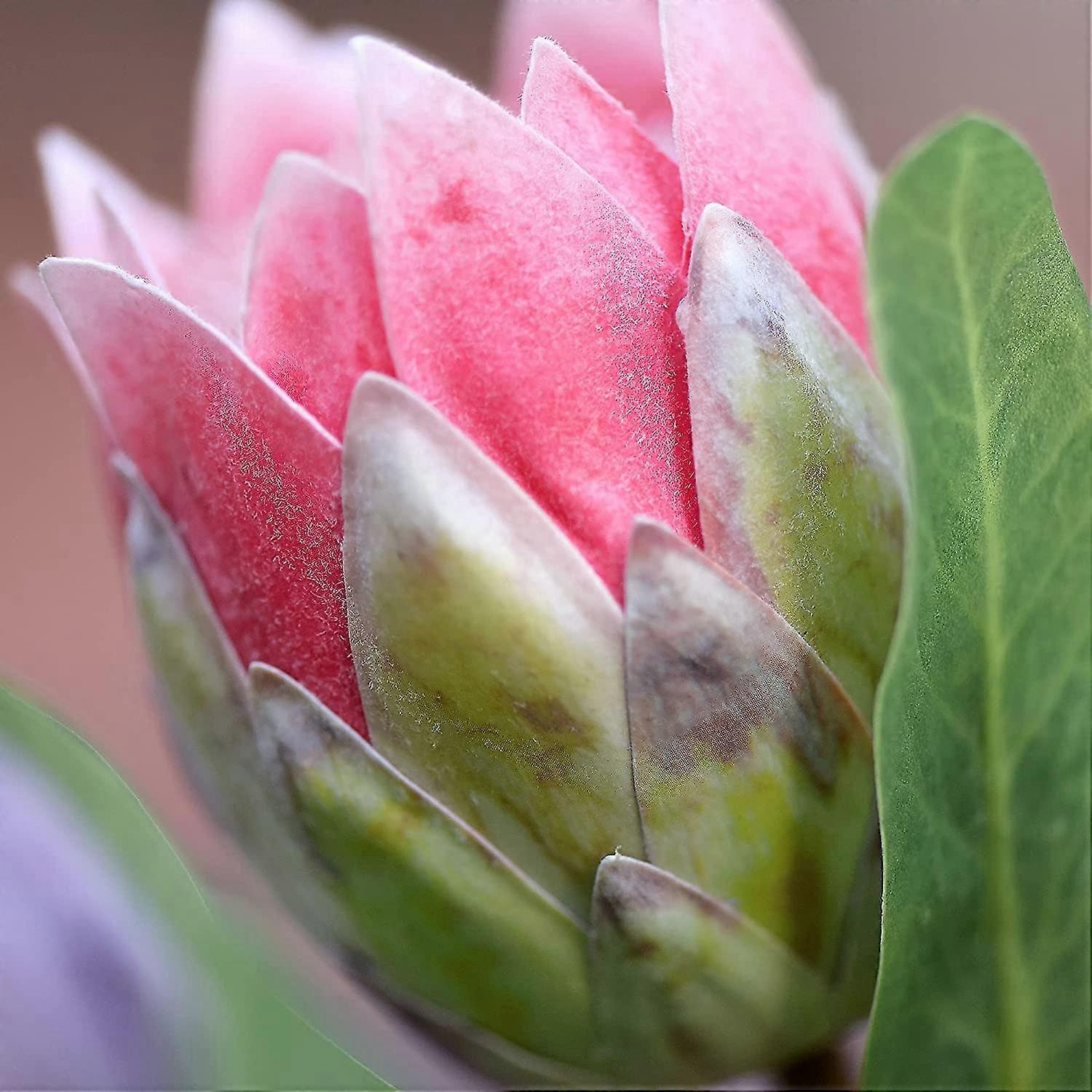 King Protea Real Touch Silk Konstgjorda Blommor 2/4/6 st För Bröllop Bukett Hem Kök Tropiska ...