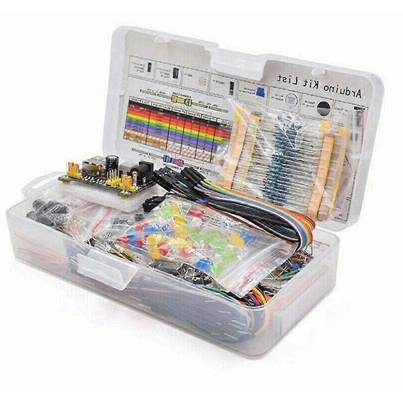Electronic Component Kit 830 Junction Points Breadboard Cable Resistor for Onu R3 Beginner ...