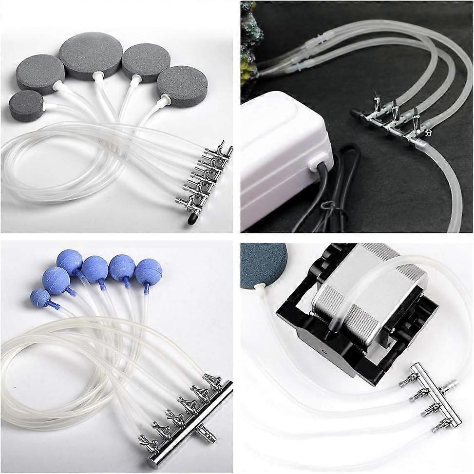 Aquarium Air Flow Splitter Fish Tank Stainless Steel Air Pump ...