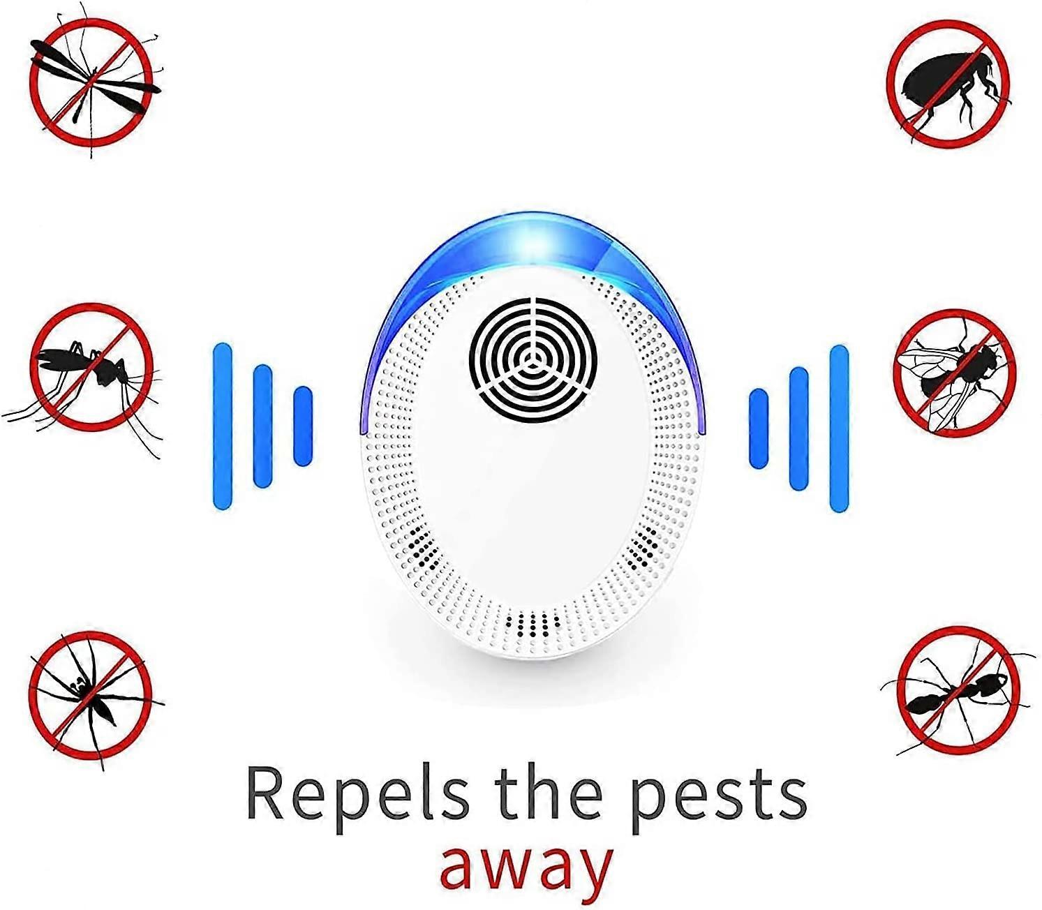 Ultrasonic Pest Repeller 6 Packs, Electronic Plug in Pest Repellent ...