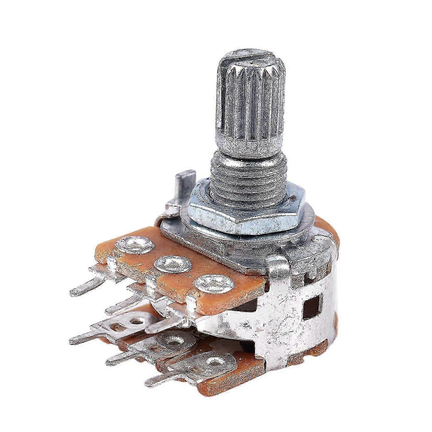 2 Pcs B50K 50K Ohm 6 Terminals Dual Linear Taper Potentiometers | Fruugo UK