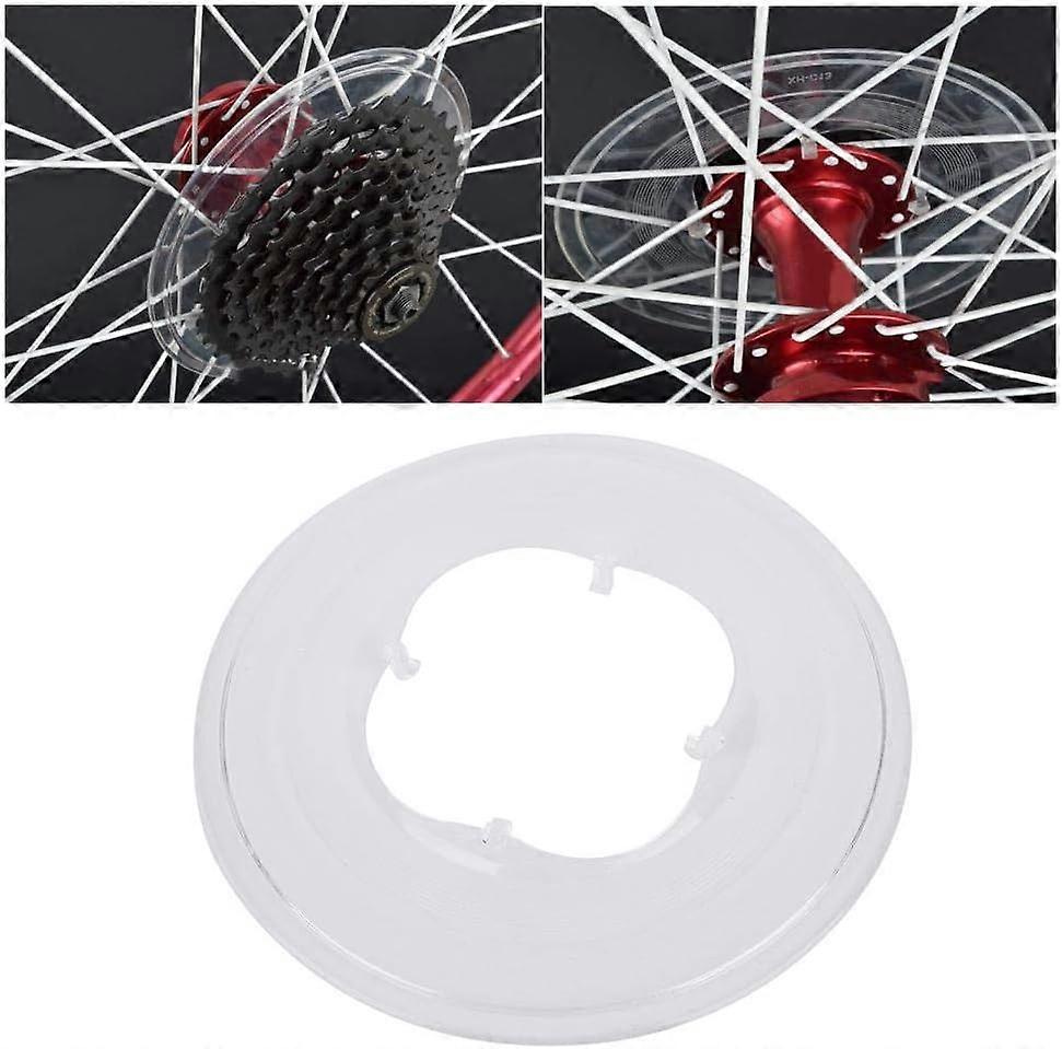 Freehub Spoke Protector, Transparent Plastic Spoke Guard Mountain Bike ...