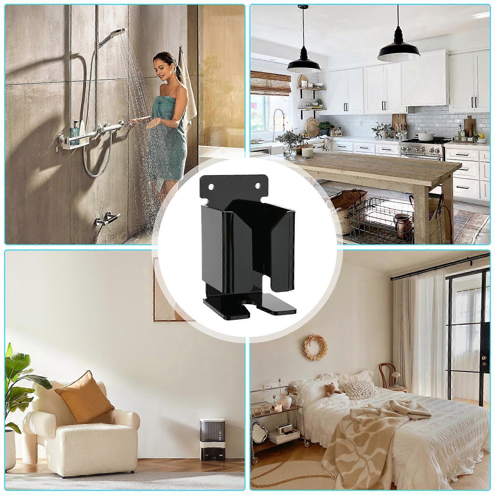 Wall Hanging Acrylic Shaver Storage Rack Acrylic Bathroom Razors ...