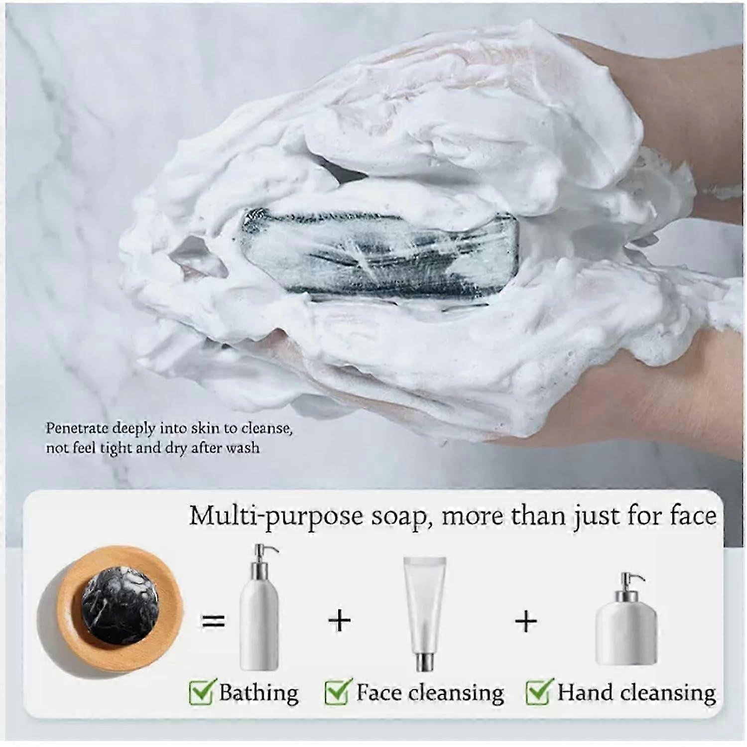 Ballboyz Face Soap Acne, Natural Volcanic Mud Soap, For Men Women Teens ...