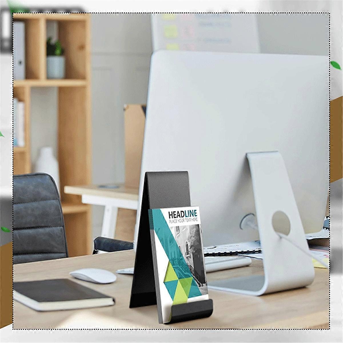 4 Pcs Metal Fancy Brochure Holder Display Flyer Brochure Holder Stand ...