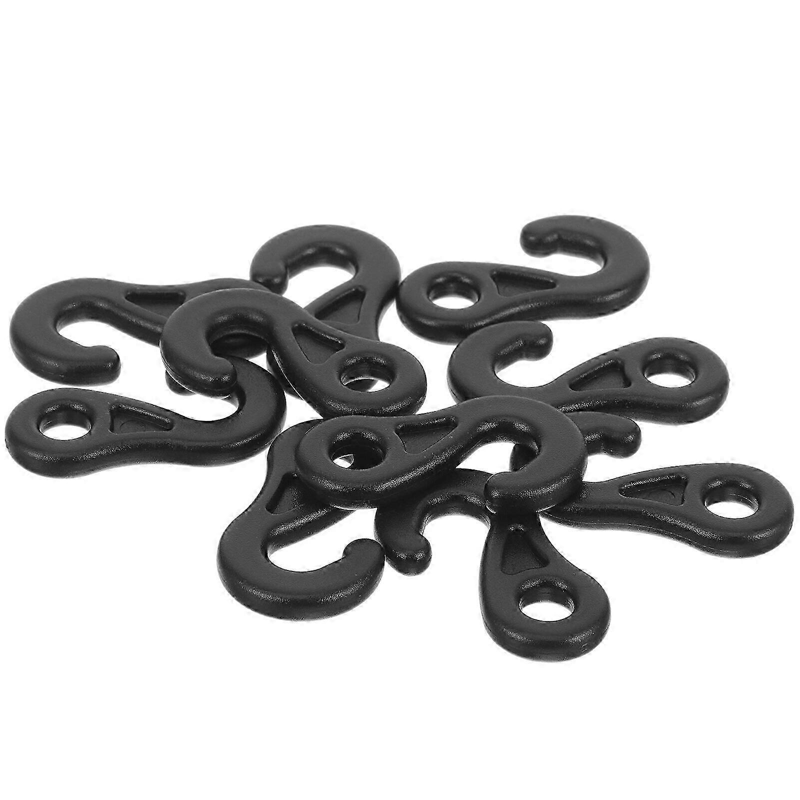 10Pcs Camping Tent Rope Hooks Professional Outdoor Hooks Portable Tent ...