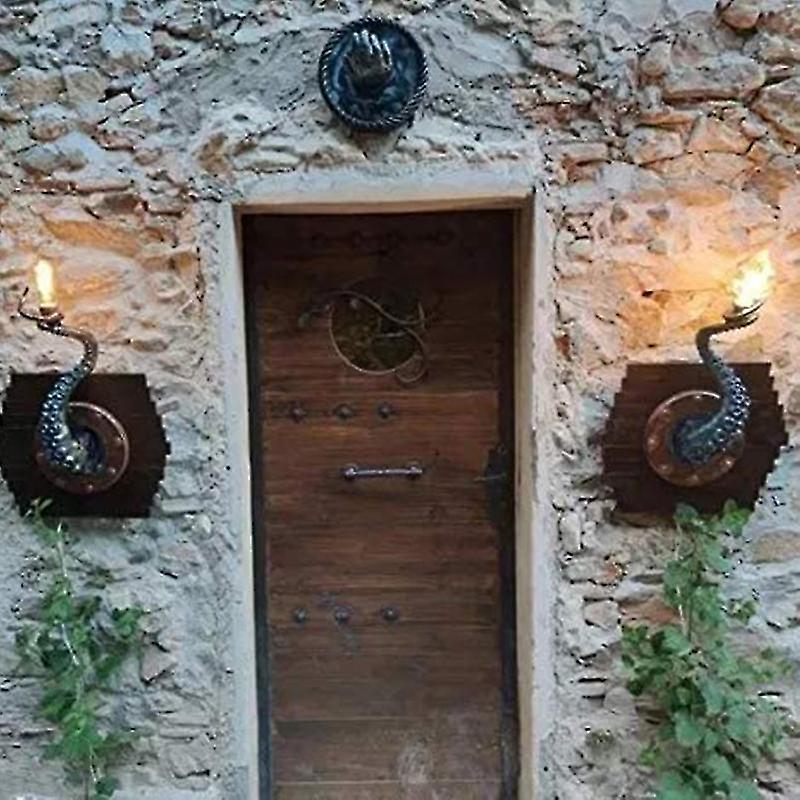 Retro Octopus Electric Light Tentacle Monsters With Bulbs Hanging On ...