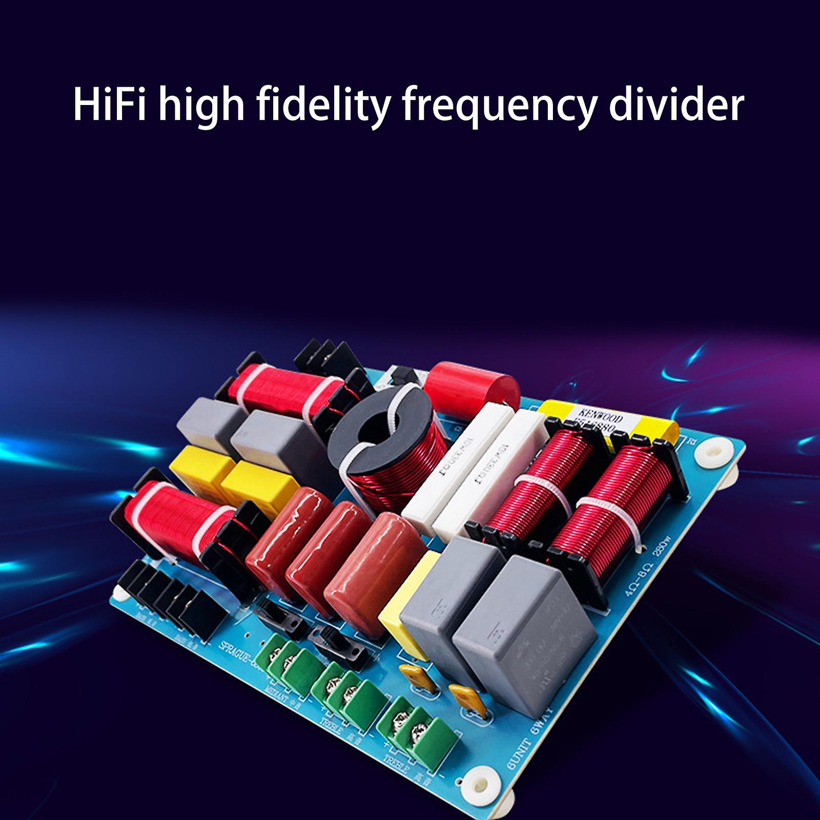 400W 5-Way Crossover Filters Frequency Divider SPRAGUE-6509 | Fruugo UK