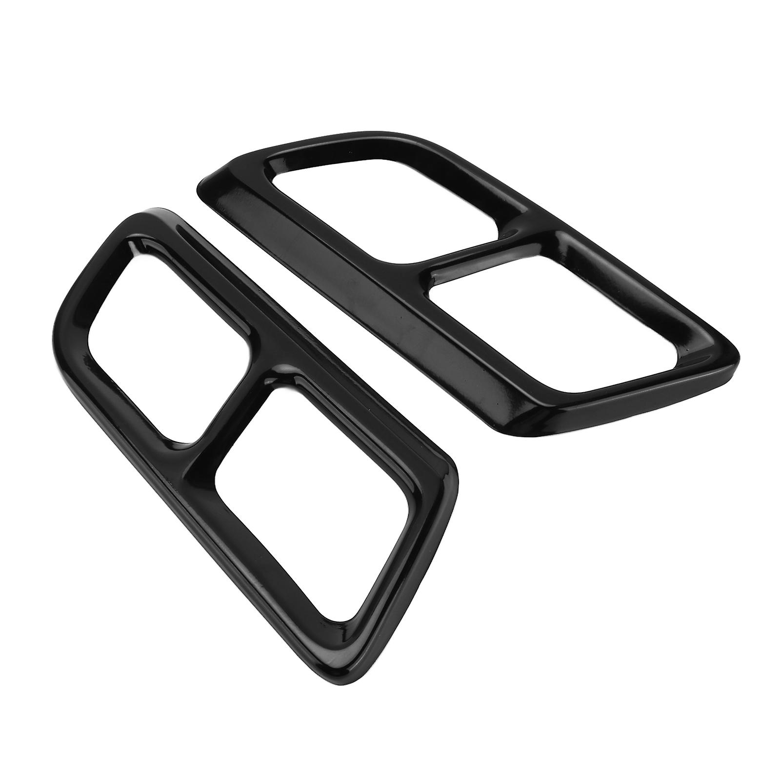 Exhaust Tail Pipe Cap,2pcs Exhaust Tip Trim Tail Throat Cover Exhaust ...
