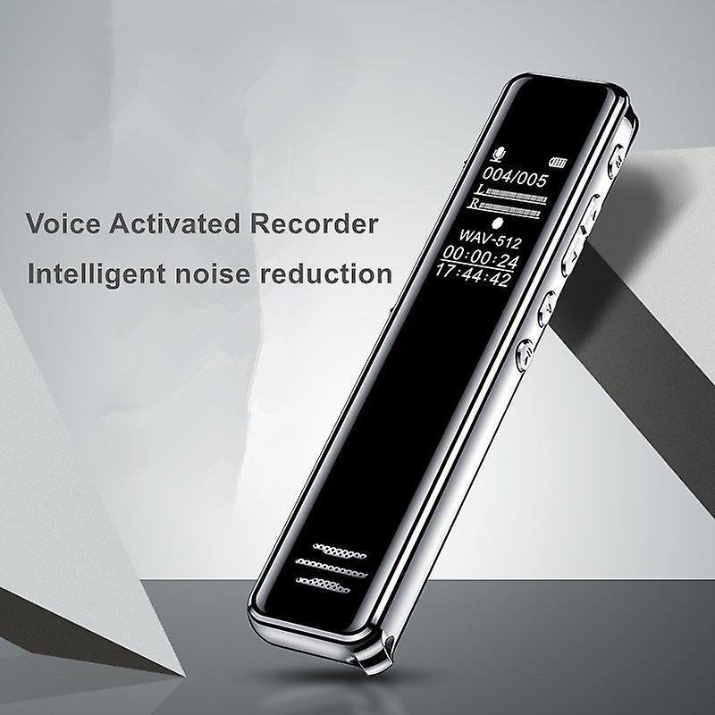 Professional digital voice activated recorder long distance time audio ...