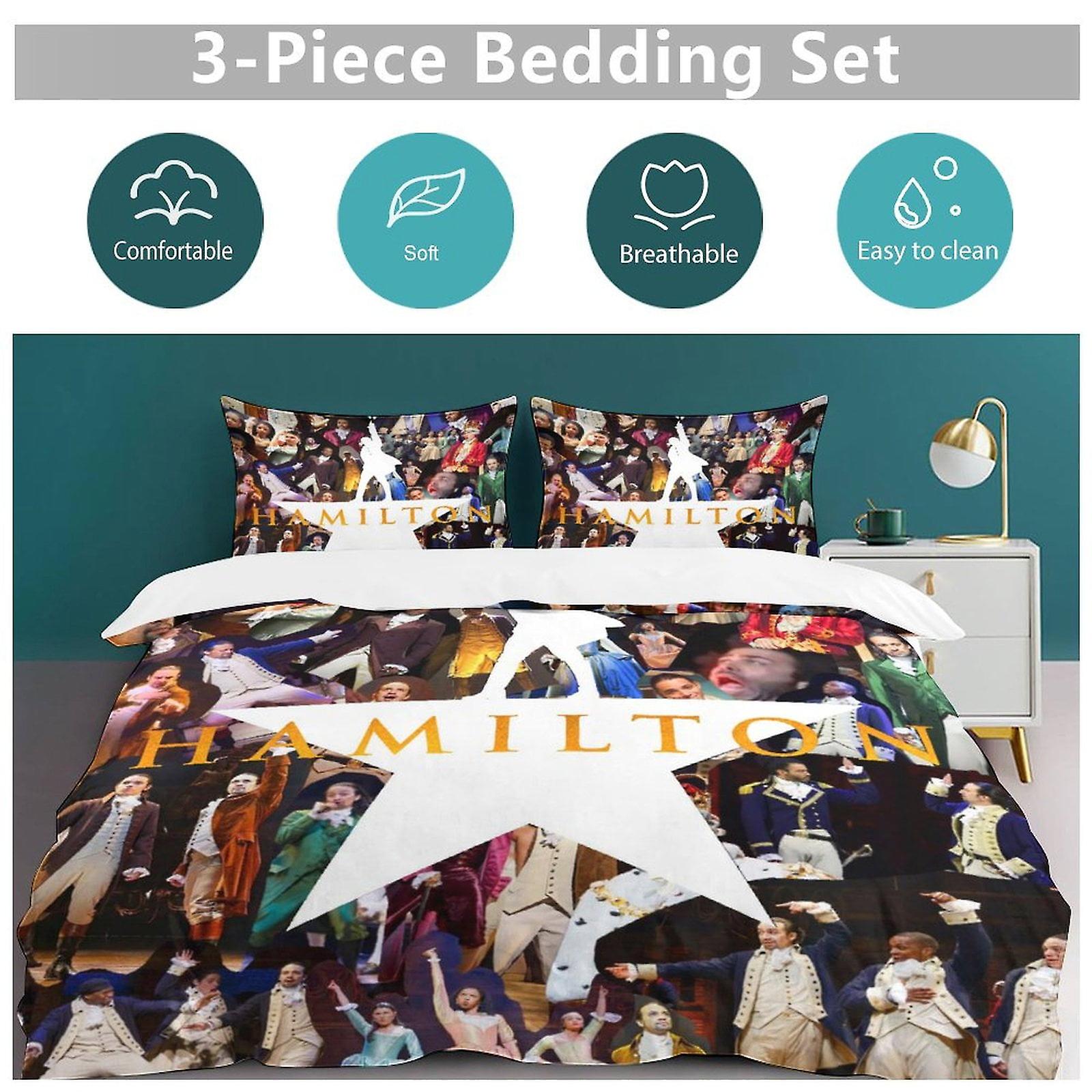 Hamilton The Musical Bed Duvet Cover Microfiber Bedding Sets 3D Printed ...