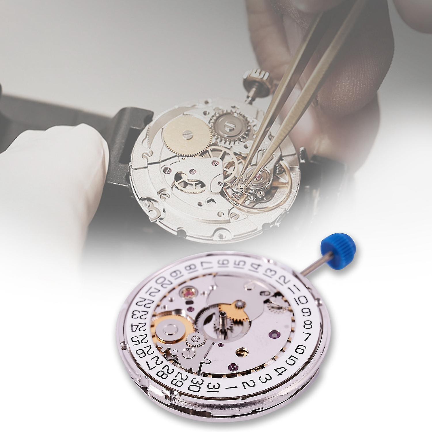 for ETA 2824-2 SELLITA SW200 White 3H Mechanical Watch Clock Movement ...