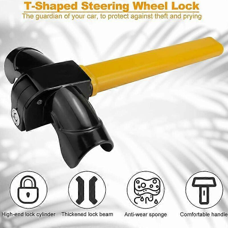 Steering Wheel Lock Steering Wheel Anti-Theft Security Car Lock ...