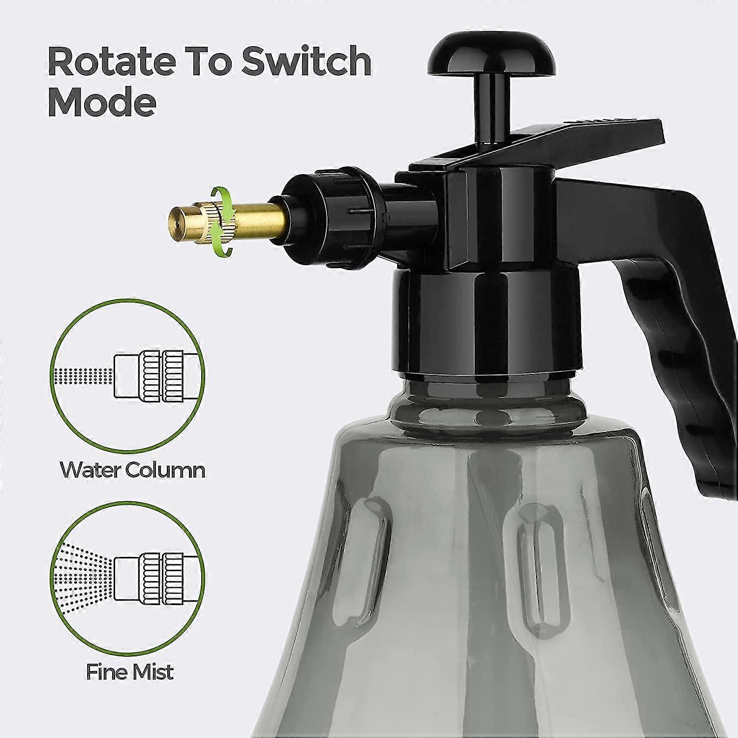 Plant Mister Spray Bottle, 1.5l Pressure Plant Mister With Top Pump ...