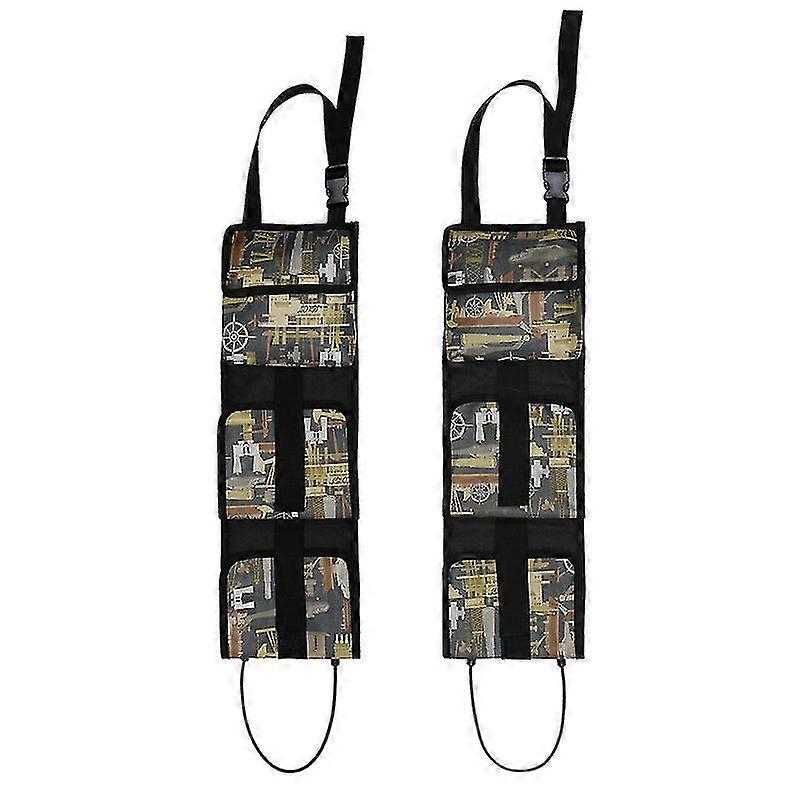 2ps Seat Back Gun Rack, Camo Backseat Gun Sling Bag With Storage For ...