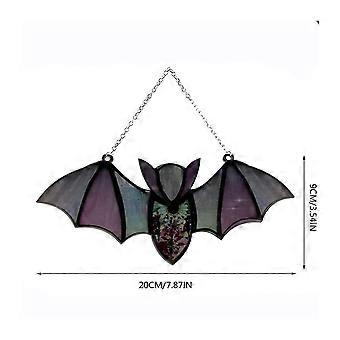 Bat Stained Glass Window Hangings Stained Glass Bat Suncatcher For ...