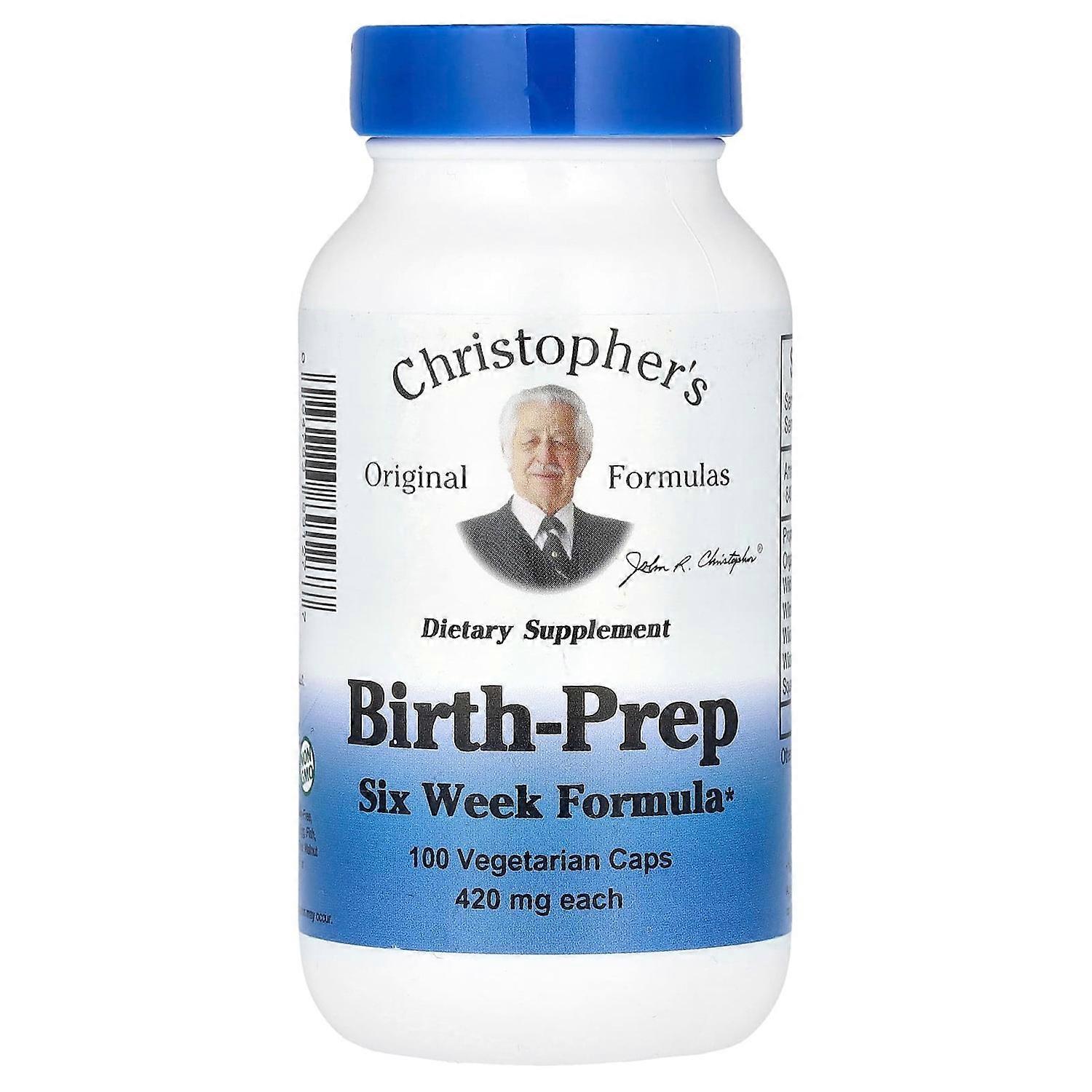 Christopher's Original Formulas, Birth-Prep, Six Week Formula, 840 mg ...