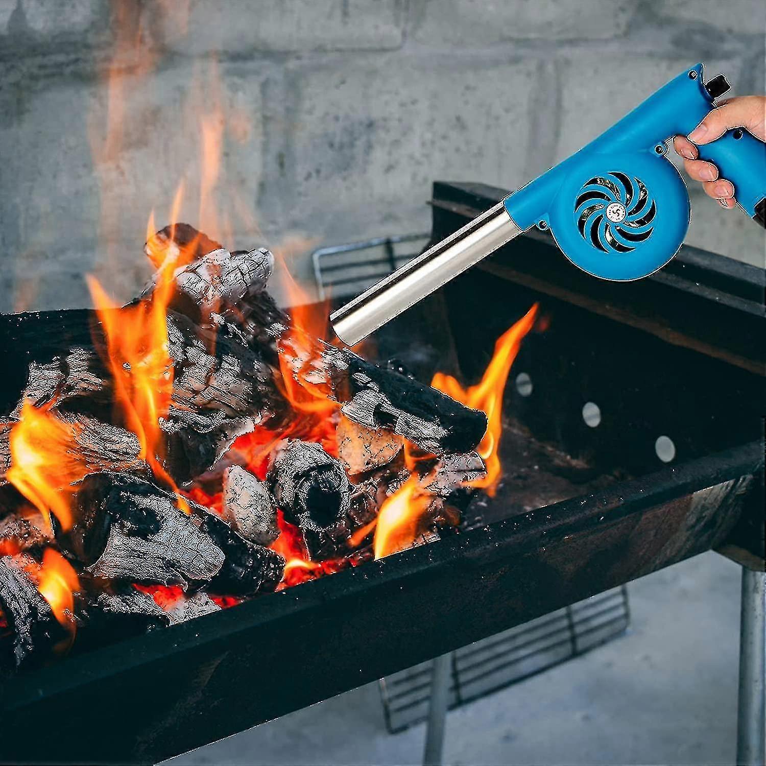 Electric Bellows Fireplace Tools Fan Bellows Fire Wood Stove Blower ...