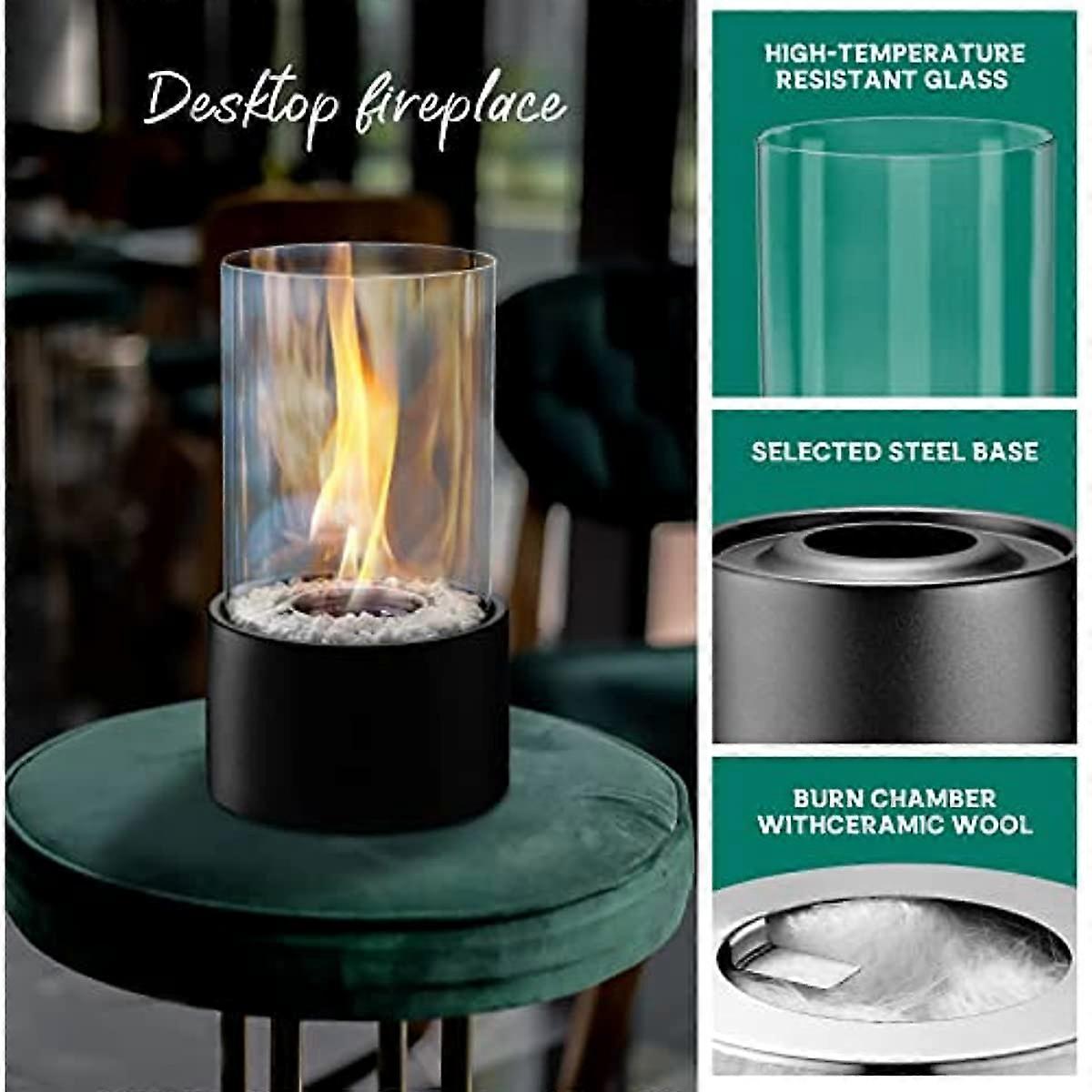 Tabletop Fireplace Portable Bio Ethanol Table Top Fire for Outdoor and ...