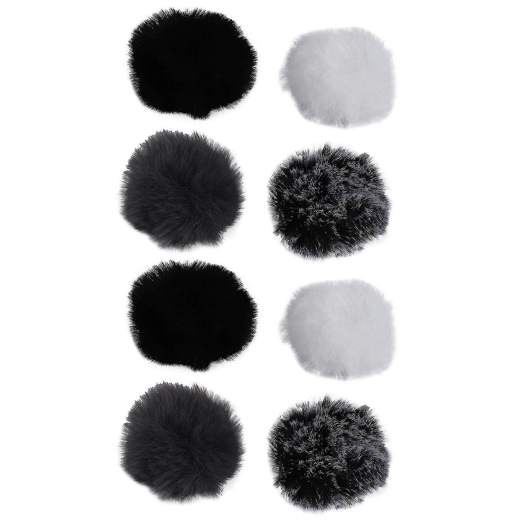 Universal Lavalier Microphone Windscreen - 8pcs Furry Fur Windshield ...