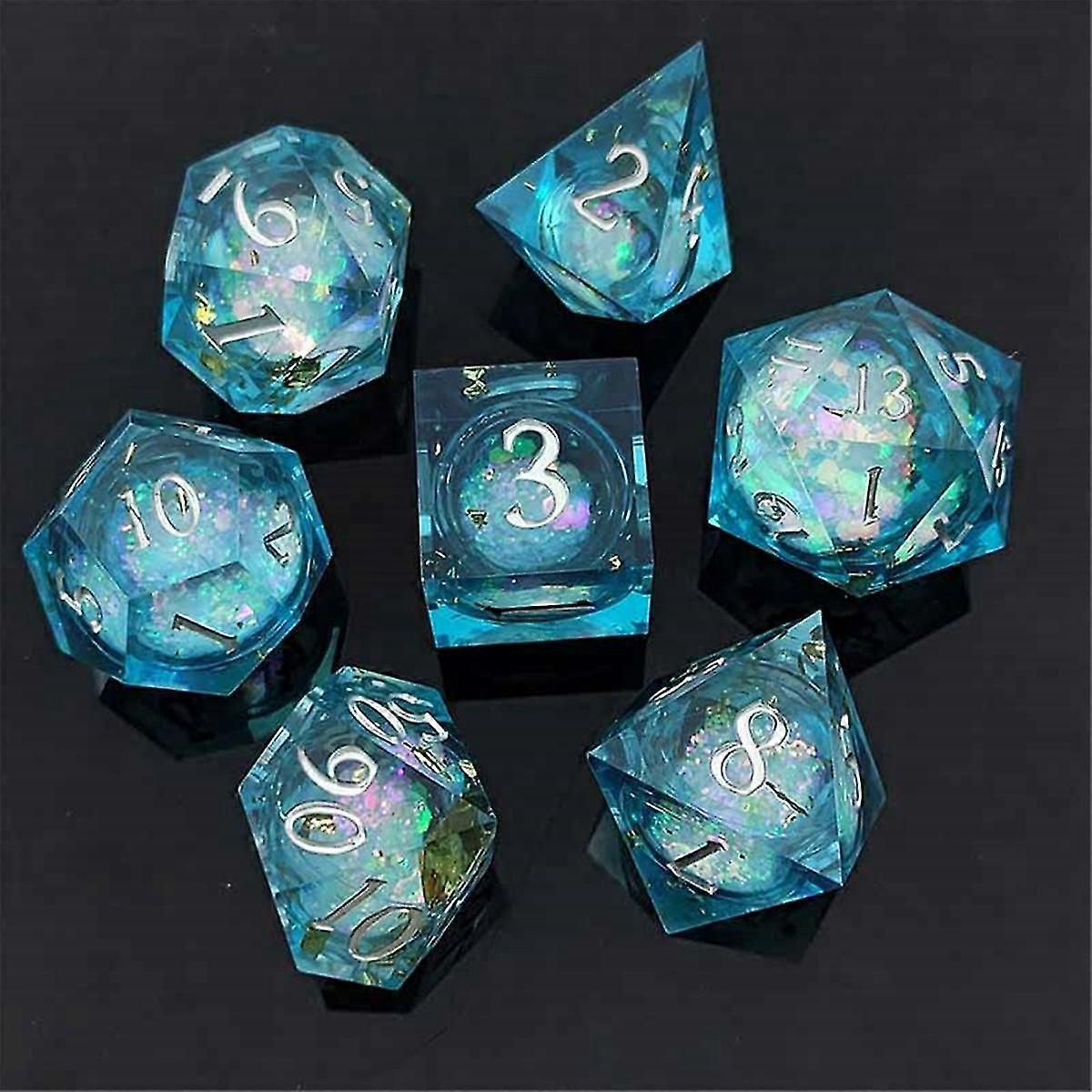 Resin Decal Quicksand For Dnd Dice Coc Running Group Dice Dnd Cthulhu Polyhedron Running Group ...