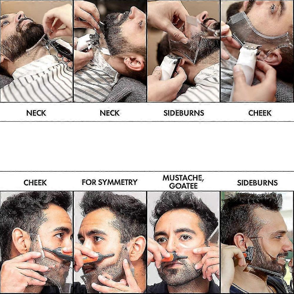 Beard Shaping Styling And Haircut Tools For Men, Men's Beard Shaping Tool, Perfect For Hairline ...