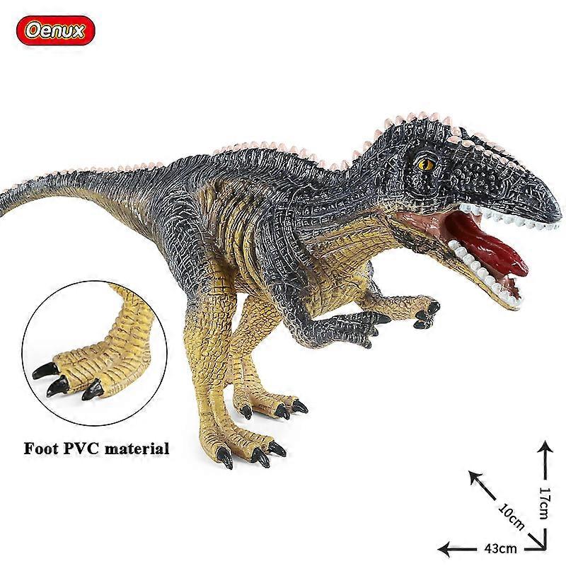 Oenux Big Size Jurassic Therizinosaurus Mosasaur T-Rex Allosaurus ...