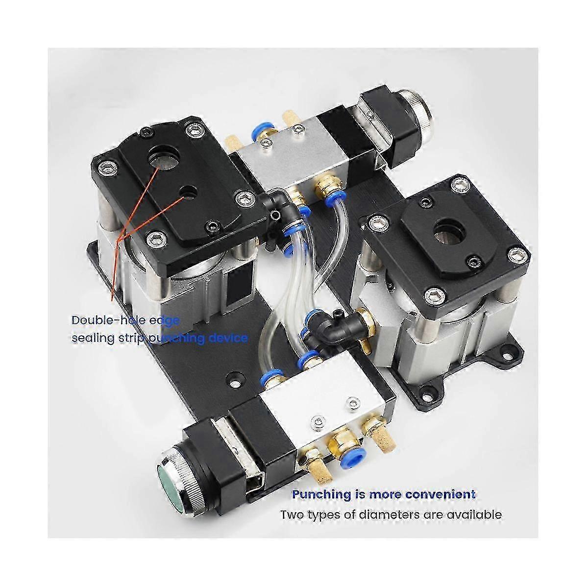 8/15mm 2 In 1 Edge Banding Punching Hole Pneumatic Edge Bander Hole ...