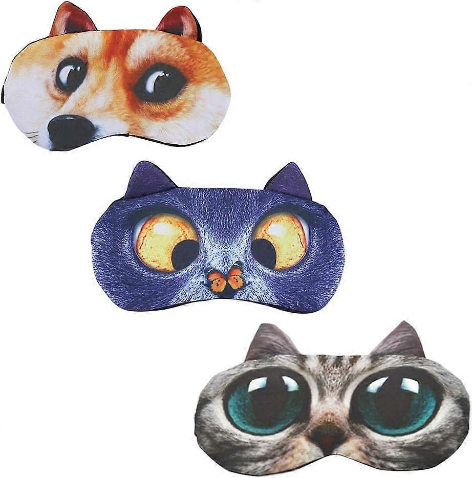 Cute Sleep Eye Mask for Sleeping Cartoon Super Soft and Lightweight Eye ...
