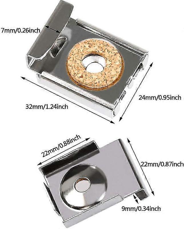 Mirror Fixings 16Pcs Wall Mirror Bracket with Stainless Steel Fasteners ...