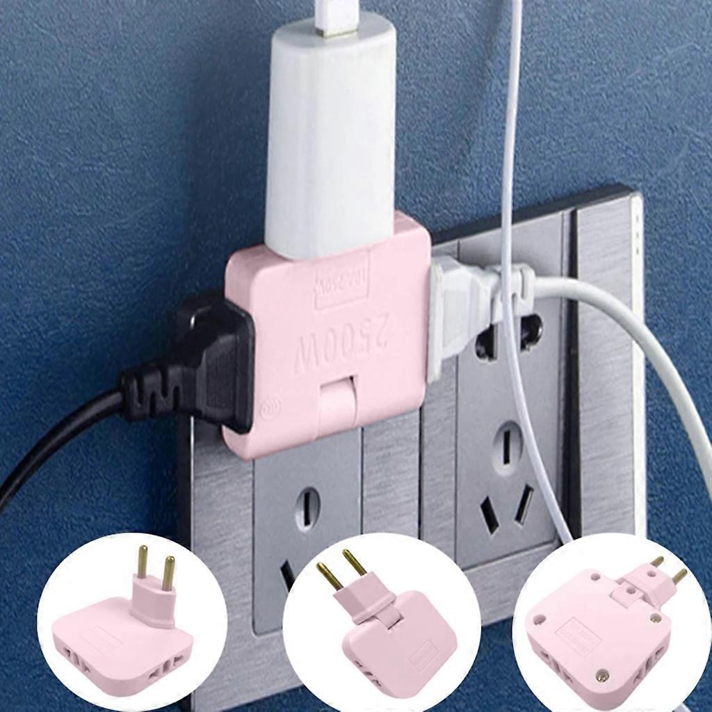 EU Power Adapter Foldable Extension Travel Plug Socket 180 Degree ...