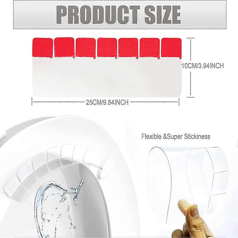 Toilet Seat Splash Guard Transparent Potty Training Pee Splash Guard ...