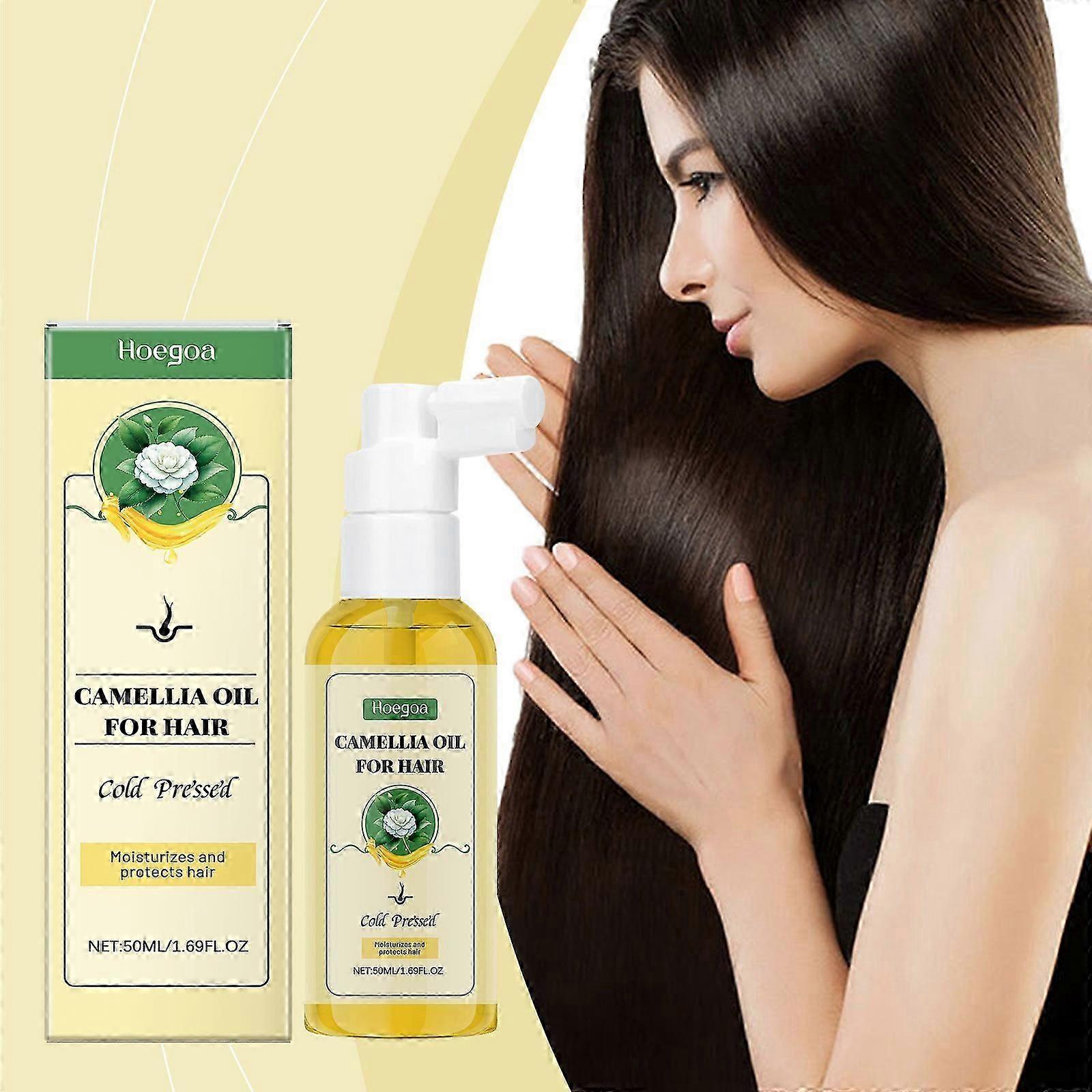 Nourishing Hair Care Camellia Oil Spary, Herbal Extract Camellia Seed ...