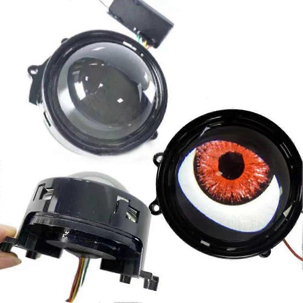 Universal 3 Inch Car LED Devil Eyes Dynamic Eye Headlight Mangekyo ...