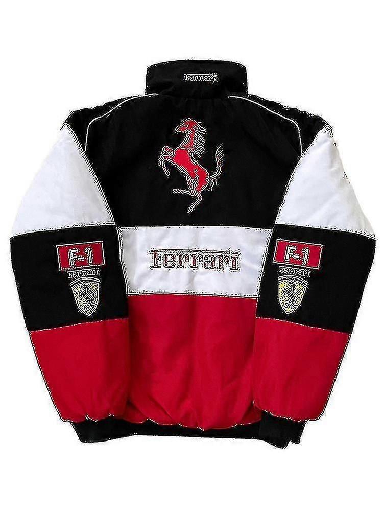 Men Racing Jacket With Red Black Embridery,jacket Suit F1 Team Racing ...