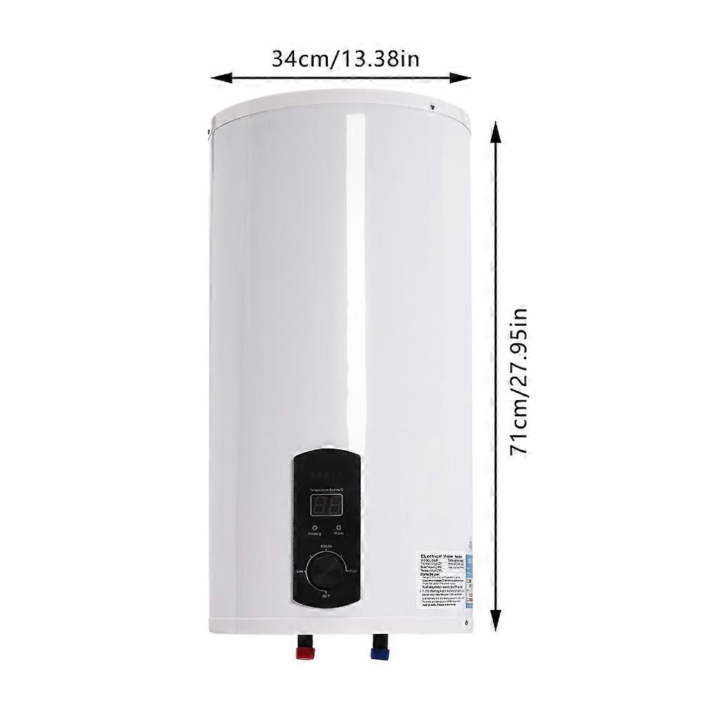 50L/80L/100L/120L Electric Tank Water Heater Hot Water Boiler Wall ...