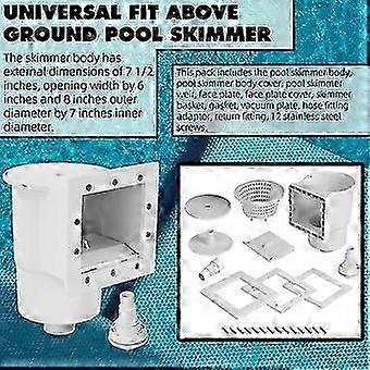 Parts Kit-Opening Width 6Inch Universal Fit Above Ground Pool Skimmer ...