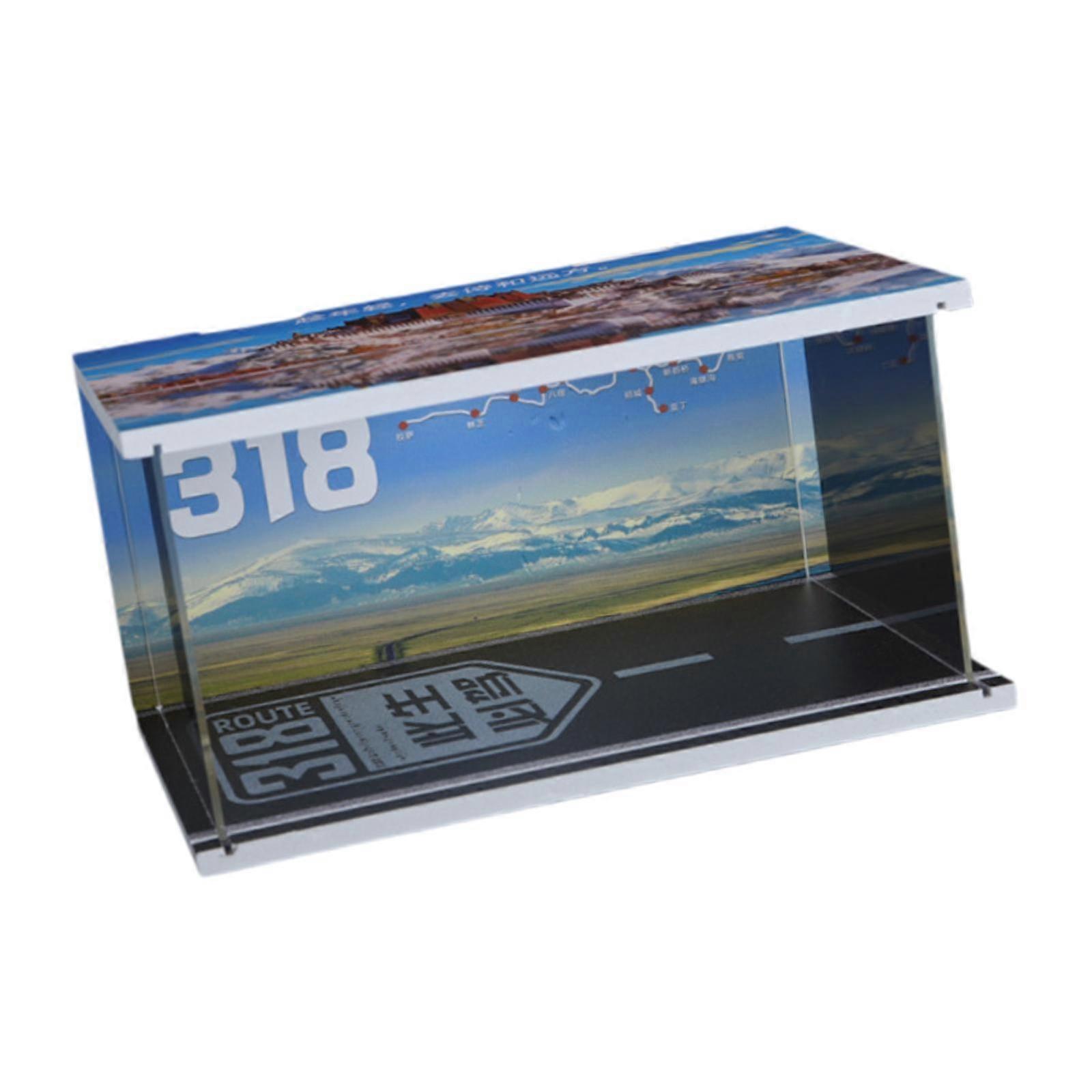 1:32 Scale Parking Lot Display Case Acrylic Display Stand for Car ...