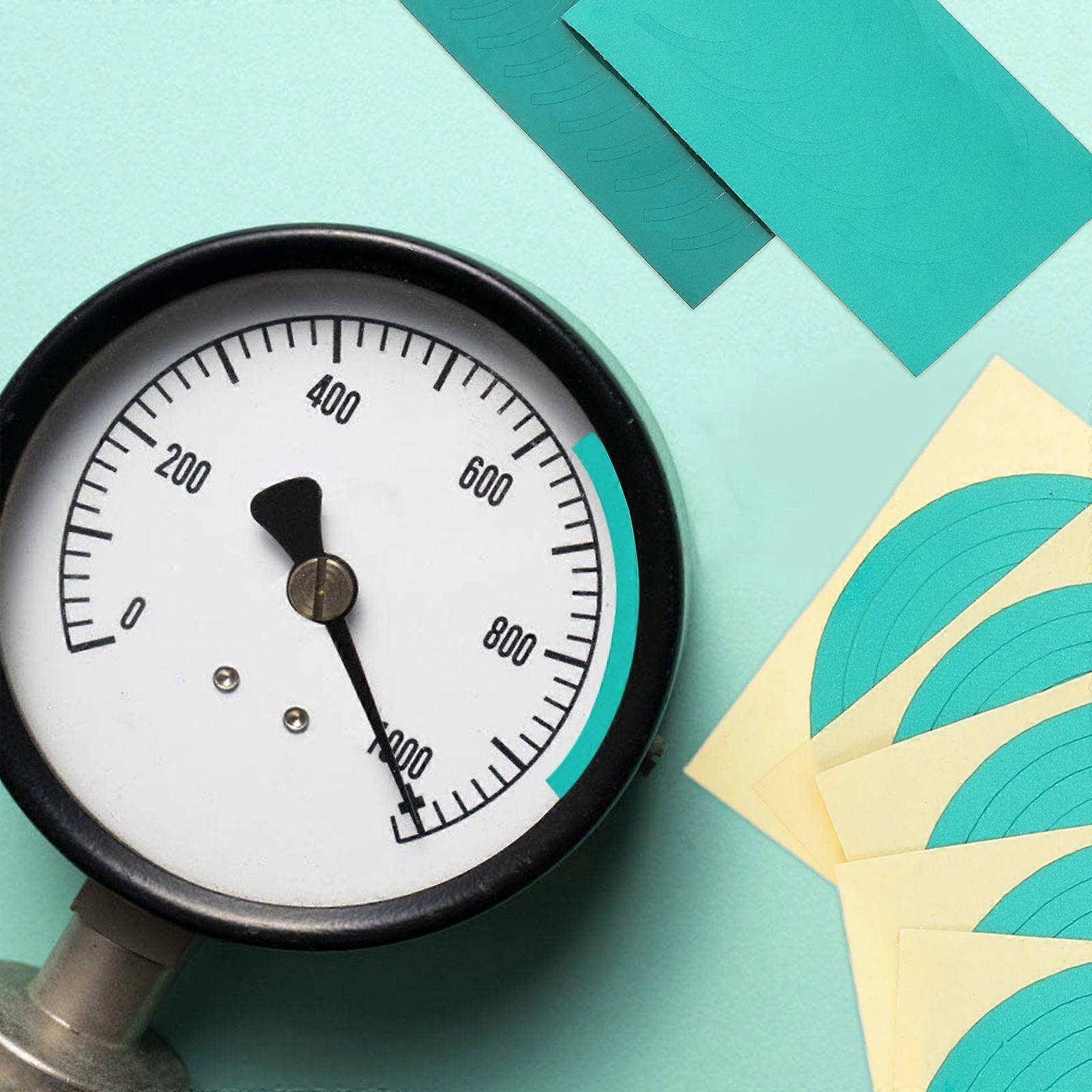 7 Sheets Pressure Gauge Stickers Adhesive Pressure Gauge Decals ...
