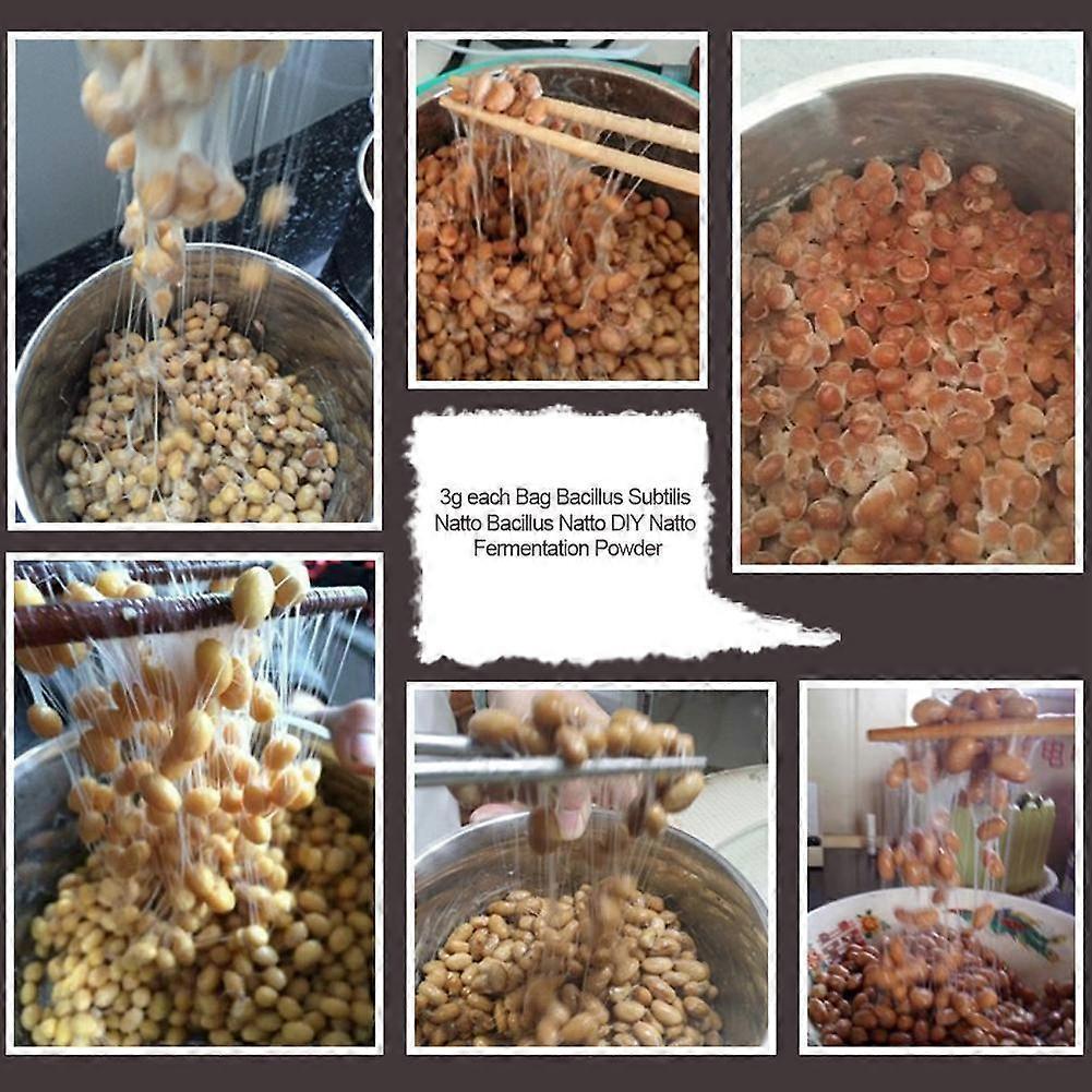 1-10pcs 100% Soybean Natto Fermented Powder Freeze-Dried Fermented Food ...