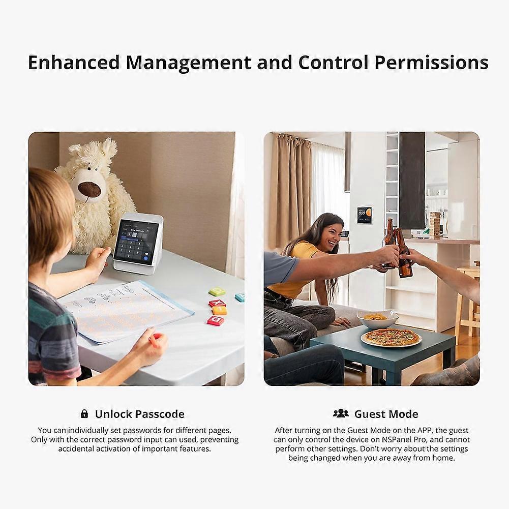 SONOFF NSPanel Pro Smart Home Control Panel,Zigbee Gateway with Home ...