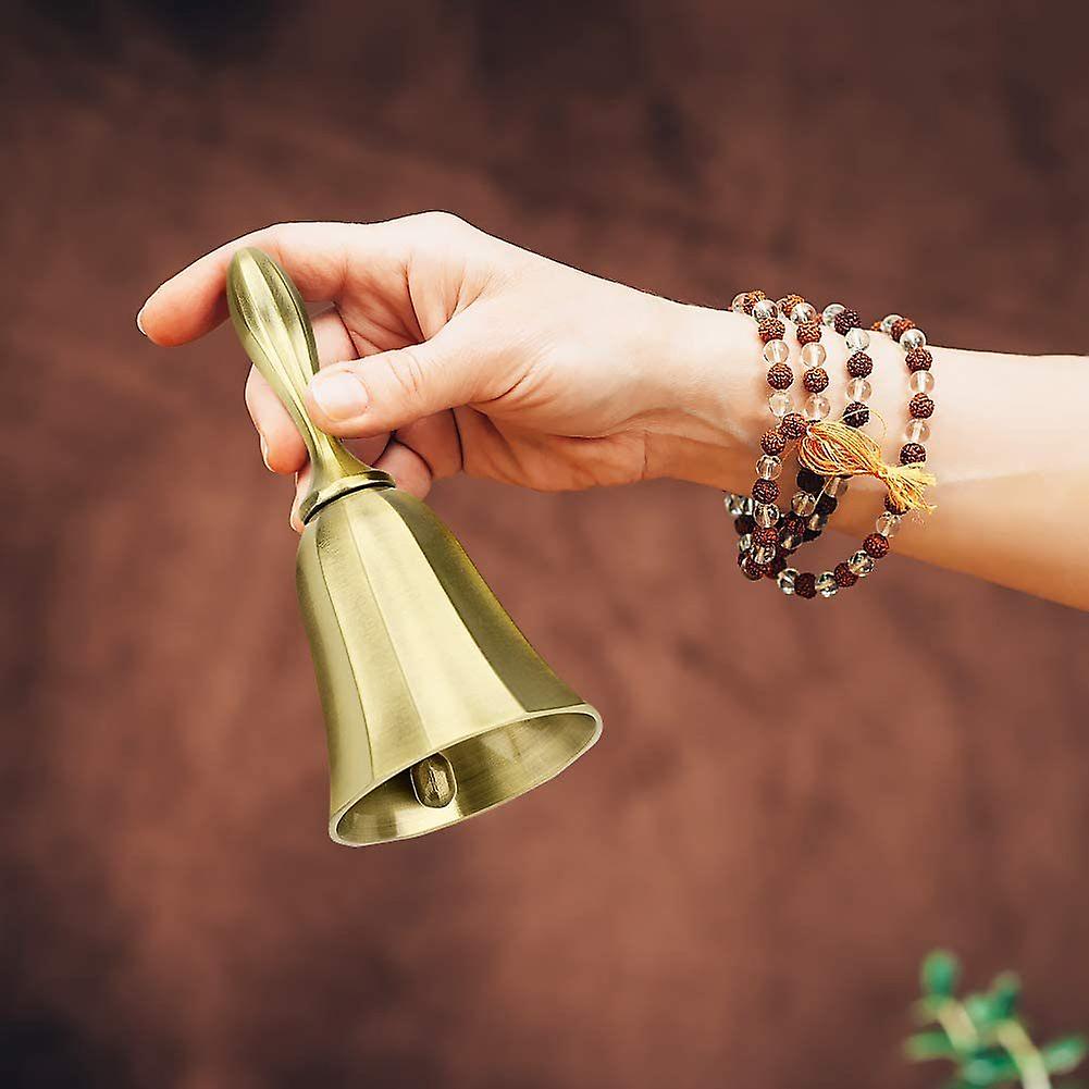 Hand Bell, Classic Zinc Alloy Loud Call Bell Traditional Hand Hold ...