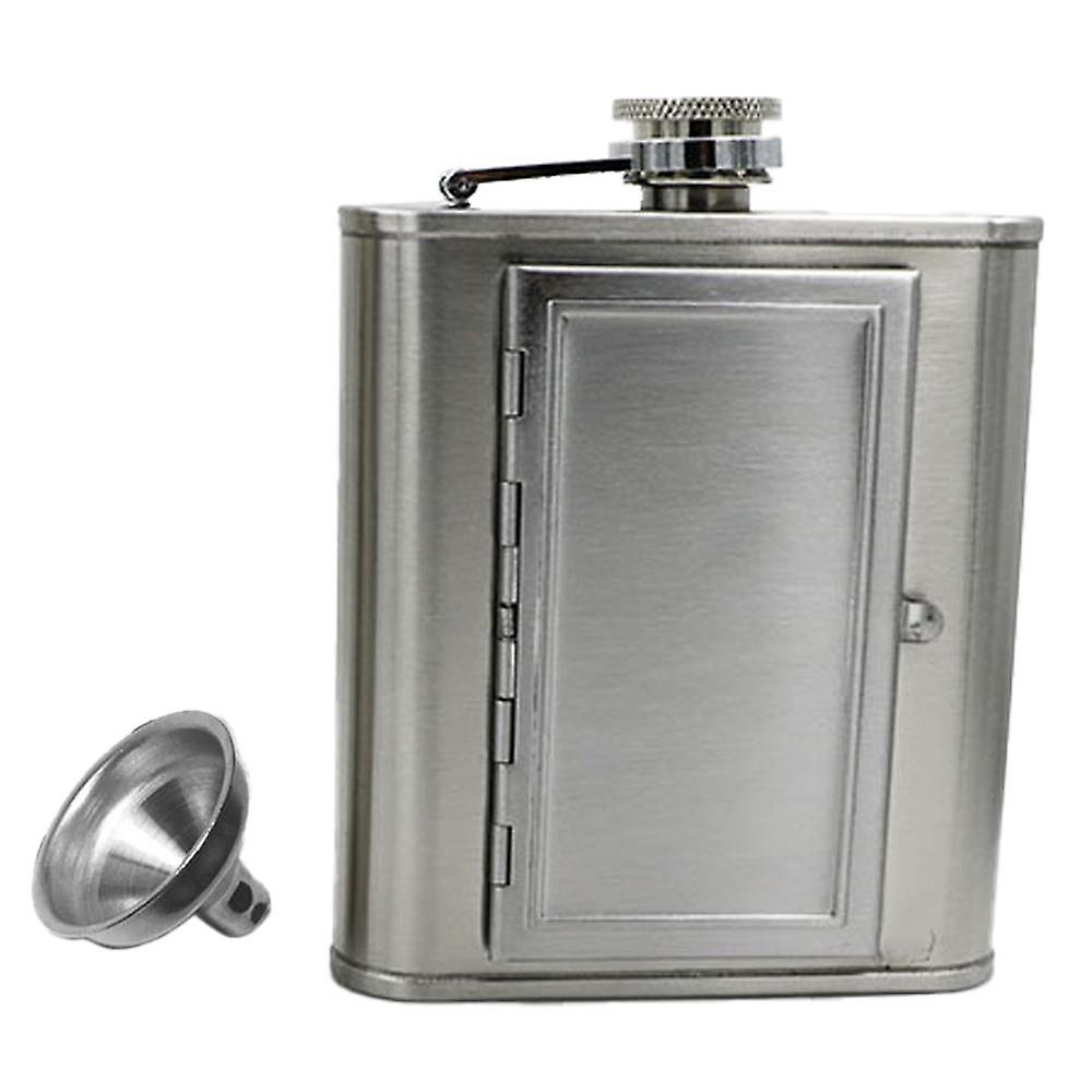 Dhrs Stainless Steel Hip Flask, Leak-proof Hidden Flask With Cigarette ...