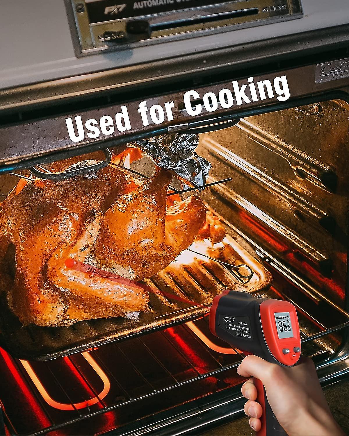 Infrared Thermometer Cooking Digital Temperature Gun -58-752(-50-380 ...