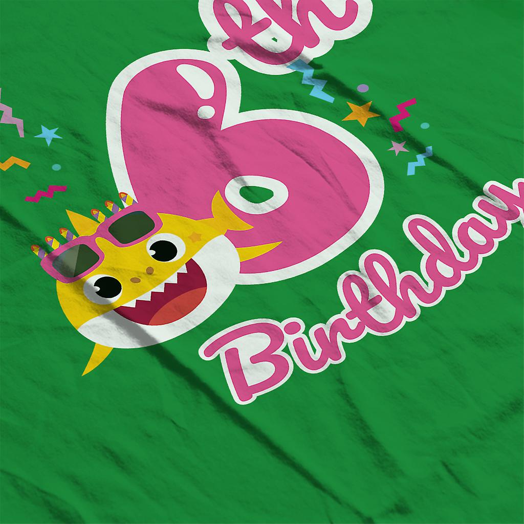 Baby Shark Pink 6th Birthday Kid's T-Shirt | Fruugo US